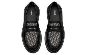 Dior Explorer Loafer In Black Oblique Jacquard