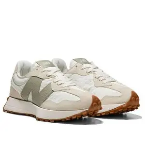 NEW BALANCE 327 Linen Sea Salt Olive Sneakers - Linen/sea Salt/olive