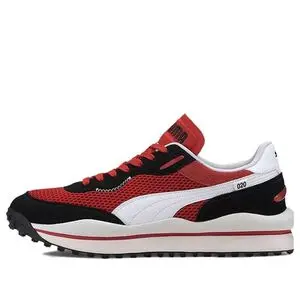 PUMA Style Rider Stream On High Risk Red Sneakers - Redwhiteblack