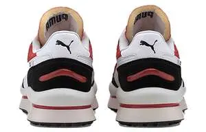 PUMA Style Rider Stream On High Risk Red Sneakers - Redwhiteblack