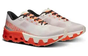 On Cloudmonster Hyper "mauve Flame" Sneakers - Mauve/flame