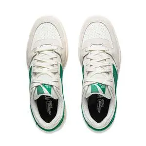 LI-NING Glory 92s Lace-up Sneakers - White/green