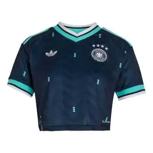 Adidas Germany 26 Away Cropped Jersey - Collegiate Navy