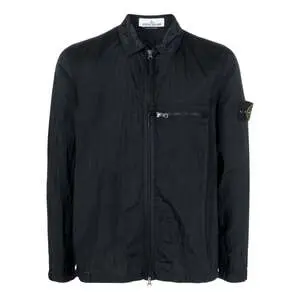 Stone Island Nylon Metal Shirt Jacket - Black