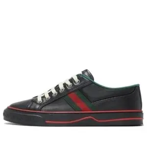 Gucci Gucci Tennis 1977 Low Top Sneakers Black/green/red