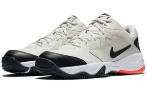 Nike Court Lite 2 Low Top Sneakers - Black And White