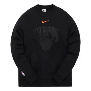 Kith X Nike New York Knicks Fleece Crewneck - Black