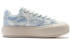LI-NING Puff Platform Sneakers - Denim Blue/beige
