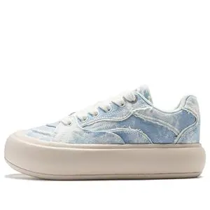 LI-NING Puff Platform Sneakers - Denim Blue/beige