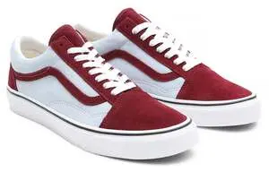 VANS Suede Old Skool Sneakers - Grey/red