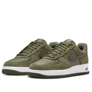 Nike Force 1 Low '07 Lv8 Sneakers - Medium Olive/white/cargo Khaki