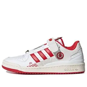 Adidas Quiccs X Forum Low 'teq63' Low Top Sneakers - White/red