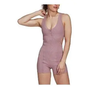 Adidas Ribbed Bodysuit With Zipper Detail