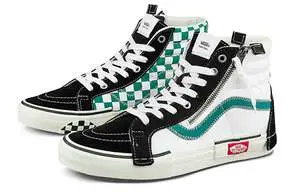 VANS Sk8-hi Reissue Cap High Top Sneakers - Black/green