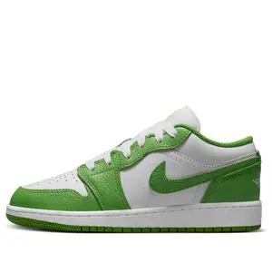 JORDAN 1 Low "chlorophyll" Sneakers - White/chlorophyll/lightning