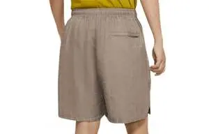Nike Reflective Loose Plaid Sports Shorts - Grey