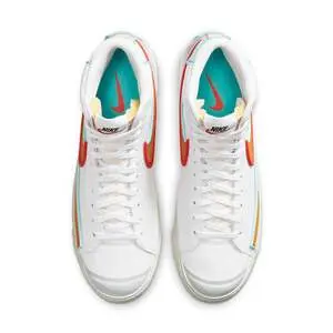Nike Blazer Mid '77 Infinite High Top Sneakers - White/yellow/blue