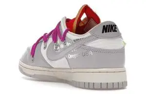 Nike X Off-white Dunk Low "the 50" Collection - Sail/neutral Grey-magenta