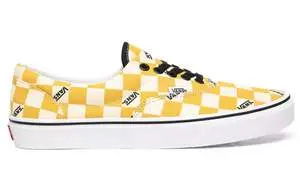 VANS Era Big Check Low Top Sneakers - Yellow/white