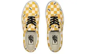 VANS Era Big Check Low Top Sneakers - Yellow/white