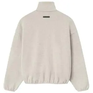Fear Of God Modern Fleece Track Jacket With Piping 'heather Stone Cloud White - Heather Stone/cloud White