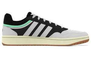 Adidas Hoops 3.0 Lifestyle Low Top Sneakers - Black/grey/teal