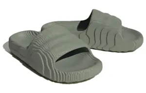 Adidas Adilette 22 Slides - Silver Green/silver Green/core Black