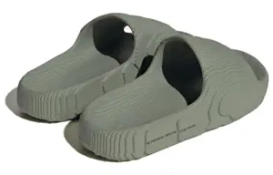 Adidas Adilette 22 Slides - Silver Green/silver Green/core Black