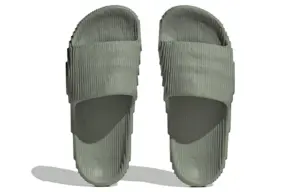 Adidas Adilette 22 Slides - Silver Green/silver Green/core Black