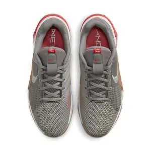 Nike Metcon Athletic Sneakers - Flat Pewter/gum Medium Brown/light Crimson