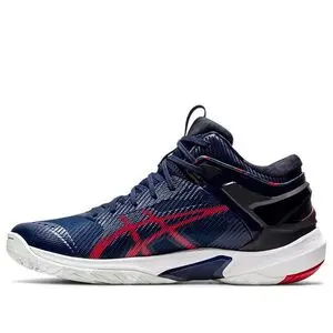 Asics Gel Burst 24 Ge High Top Sneakers - Blue/red