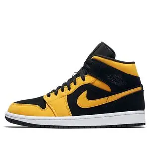JORDAN Air Jordan 1 Retro Mid Sneakers Black/university Gold