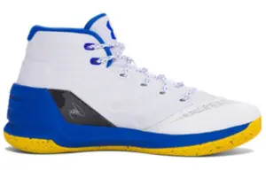 Under Armour Curry 3 'dub Nation Home' High Top Athletic Sneakers - White