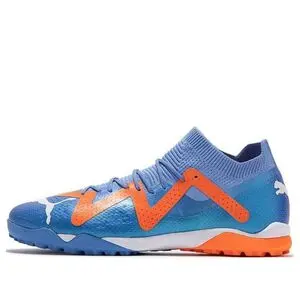 PUMA Future Ultimate Cage "blue Ultra Orange" Football Cleats - Blue/white/ultra Orange