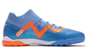 PUMA Future Ultimate Cage "blue Ultra Orange" Football Cleats - Blue/white/ultra Orange