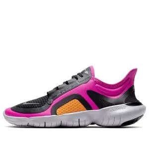 Nike Free Rn 5.0 Shield Running Shoes - Fire Pink/metallic Silver-black