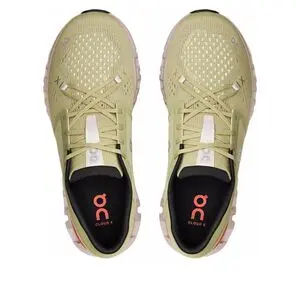On Cloud X 4 Athletic Sneakers - Caper/salmon