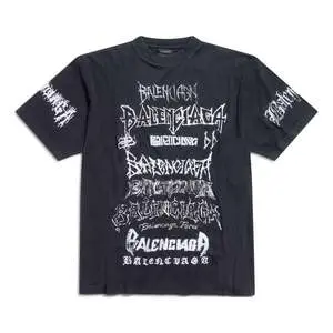 Balenciaga Diy Metal T-shirt 'black White - Black/white
