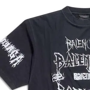 Balenciaga Diy Metal T-shirt 'black White