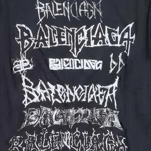 Balenciaga Diy Metal T-shirt 'black White
