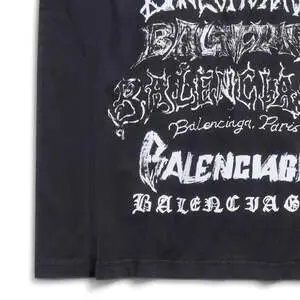 Balenciaga Diy Metal T-shirt 'black White
