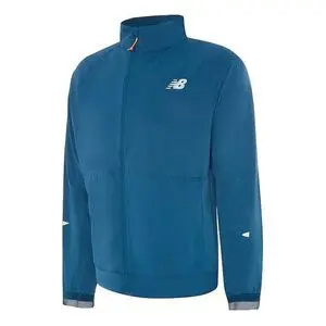 NEW BALANCE Fleece Classic Sport Jacket Asia Sizing 'blue - Blue/white