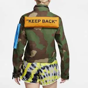 Nike X Off-white Camouflage Hooded Jacket