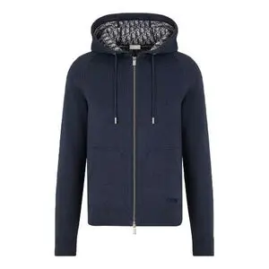 Dior Ss21 Loose Zipper Hooded Jacket