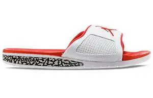 JORDAN Hydro 3 Slide Sandals - White/university Red