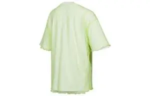 Nike Tulle Short Sleeve Top - Yellow