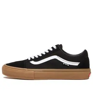 VANS Skate Old Skool Checkerboard Sneakers - Black/white/brown