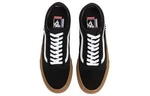 VANS Skate Old Skool Checkerboard Sneakers - Black/white/brown