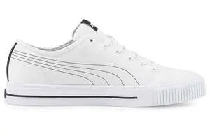 PUMA Ever Cv Casual Skateboarding Shoes - White/black