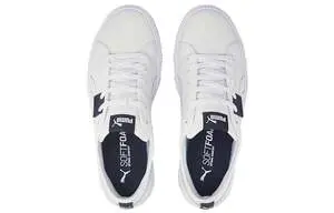 PUMA Ever Cv Casual Skateboarding Shoes - White/black